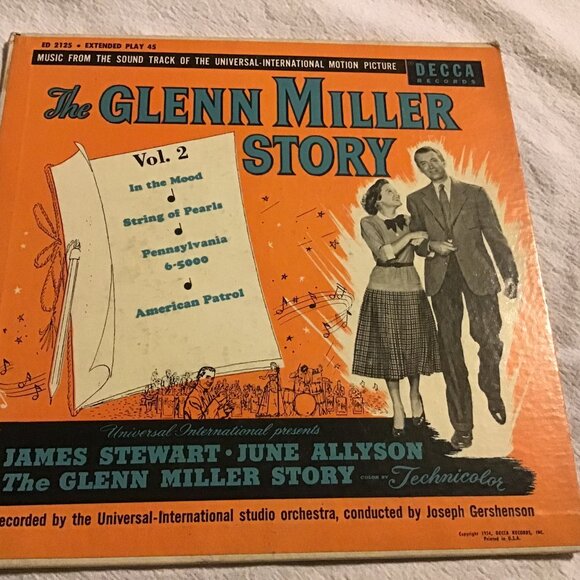 Decca | Media | The Glenn Miller Story 45 Vinyl Record Vol 2 Decca ...